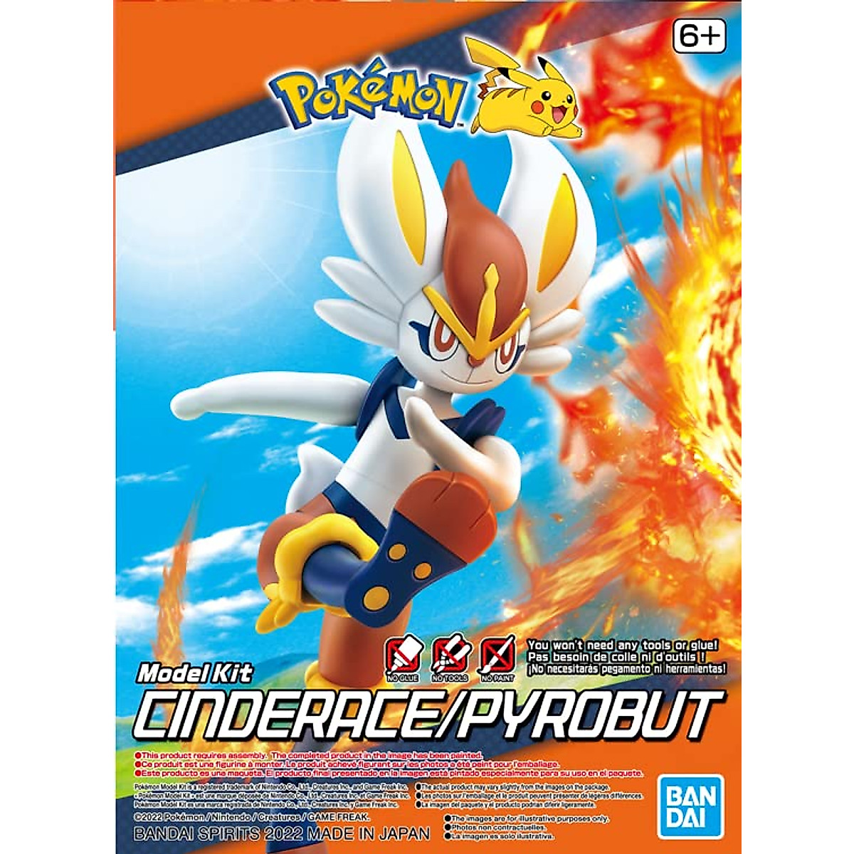 Pokemon Cinderace Model Kit
