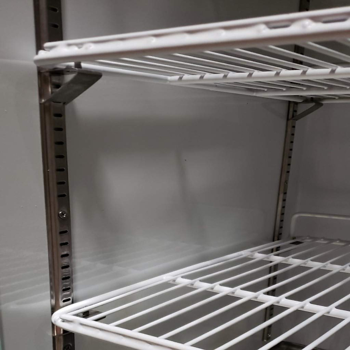 PEAKCOLD 2 Door Upright Commercial Display Cooler - Large Capacity Glass Door Merchandiser Cooler; 45 CU Ft.