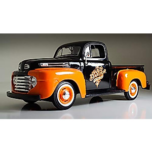 Maisto 1:24 W/B Harley Davidson 1948 Ford F1 Pick UP & FLH Duo Glide 1958