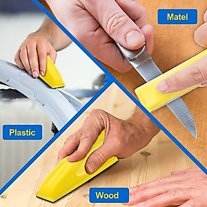 3.5”x 1” Mini Sander Kit, Mini Detail Sander with 70 Sheets Sandpaper-Grit 40 60 80 120 180 240 320, Coldairsoap Micro Sanding Tools, Detail Handle Sanding Tools for Small Projects, Craft, Wood