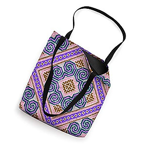 Hmong Tote Bag Cross stitch Printed - Hmong Creations Tote Bag