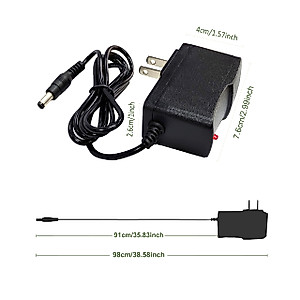 3V 1Amp Power Adapter Supply 100-240 AC to DC 3Volt 1000mA 5.5mmx 2.5mm Plug 3V 1A AC/DC Power Supply Transformer