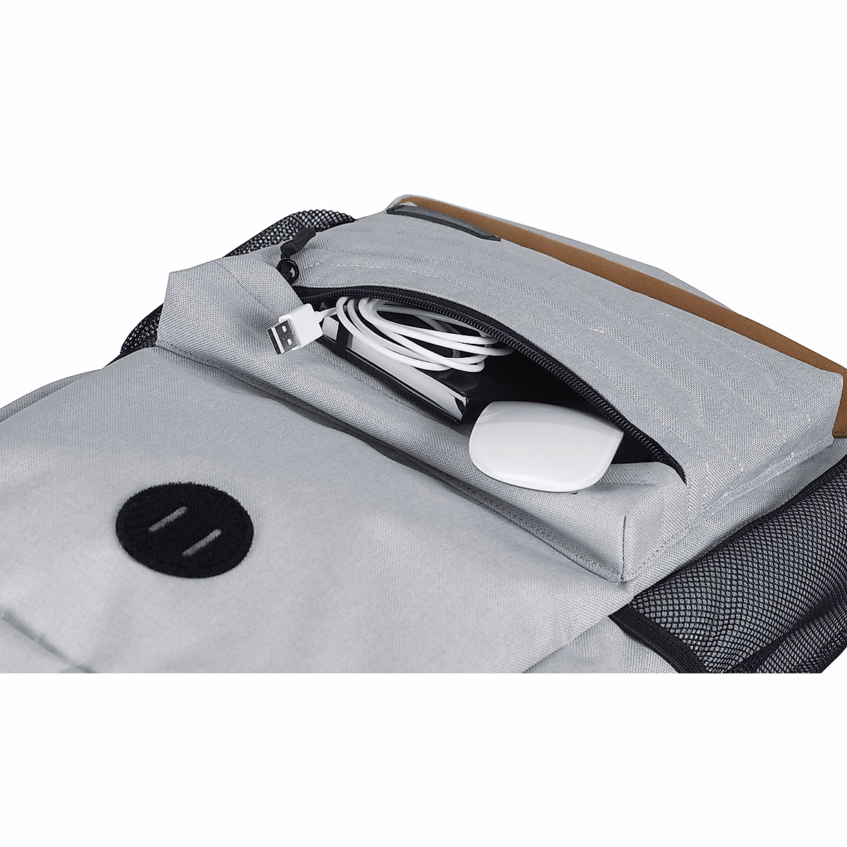 Slappa Alpha Series Gaming Laptop Backpack - Fits up to 15" Laptops; Silver (SL-ALPHA-LAPTOP-BP-WHT)