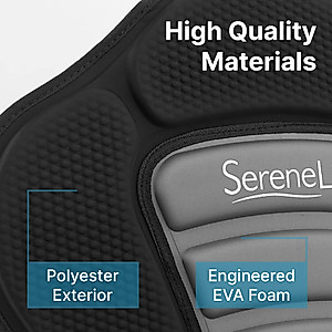 Detachable Universal Paddle-Board Seat - Adjustable Paddle Board Seat, Form-Fitting Design for All Body Sizes, Large & Small, Compatible for Kayaks, Rowboats, Fishing Boats - SereneLife SLSUPST15