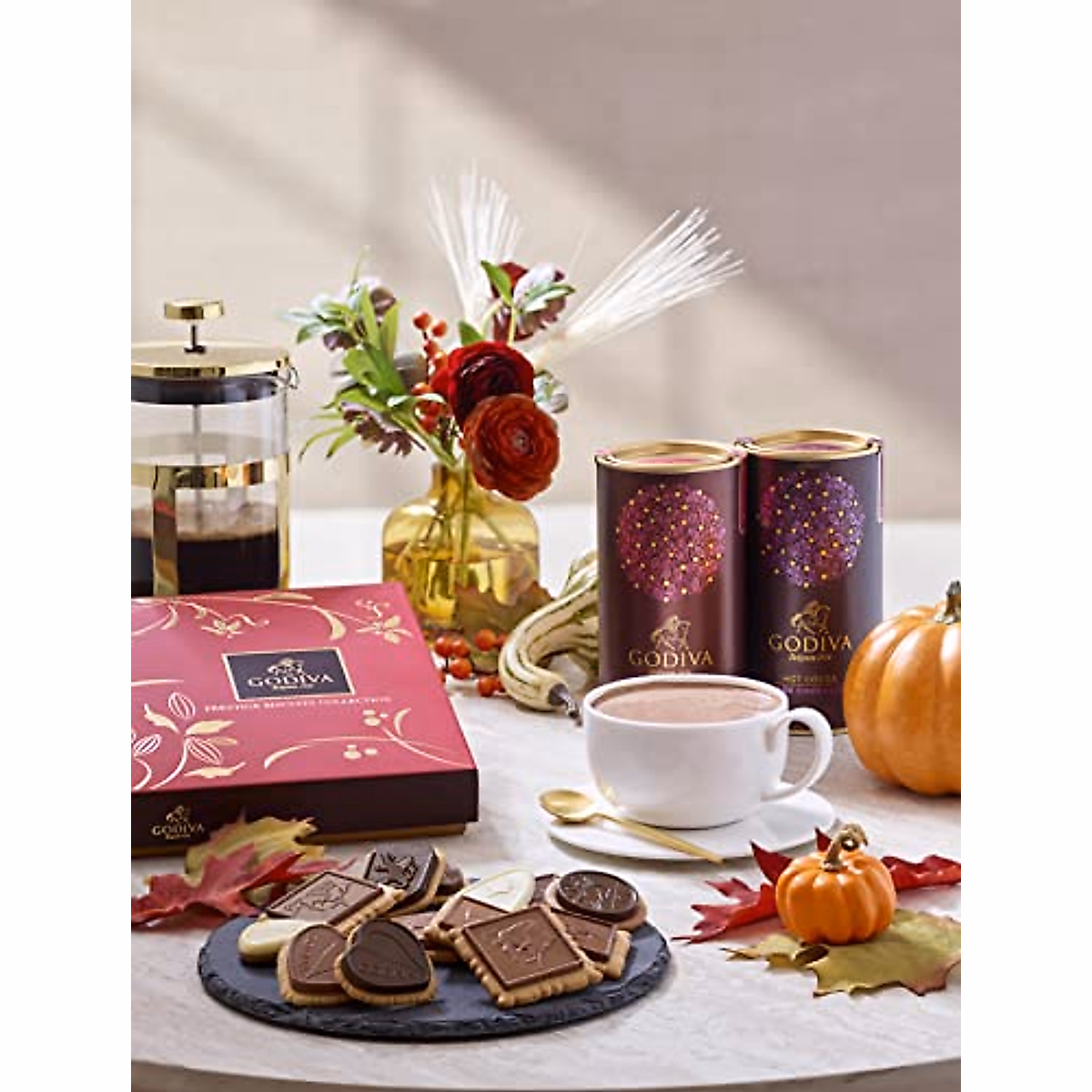 Godiva Chocolatier Hot Cocoa Canister, Dark Chocolate, 14.5 Ounce