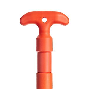 Attwood Emergency Telescoping Paddle for Boating, Collapsible, 20-inch to 42-inch, Orange