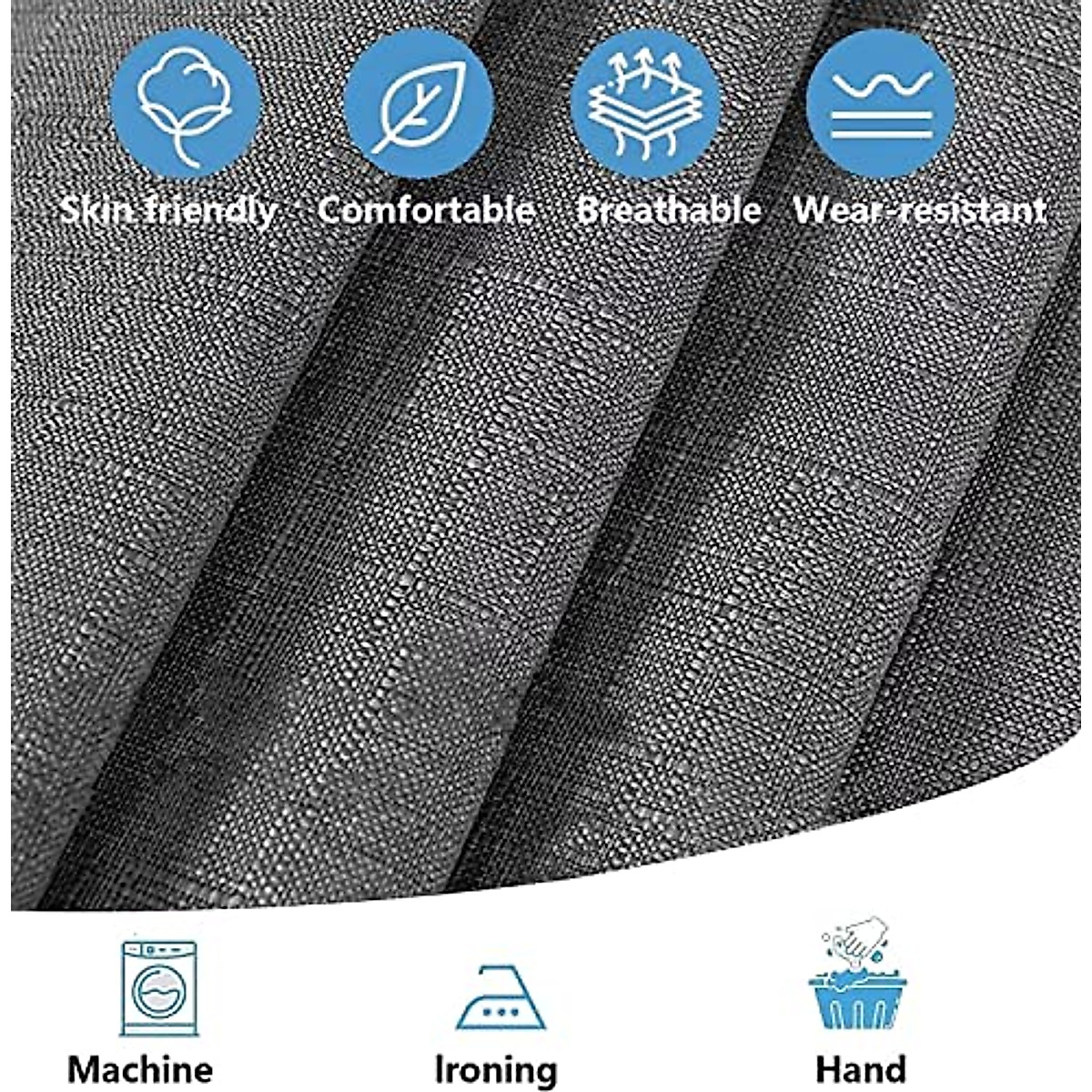 Custom Bench Cushion,Personalized Size Bench Pad with Non-Slip Bottom,Indoor/Outdoor Thickened Foam Furniture Cushions for Garden Patio Bench Swing ,Bay Window Seat Pads,Washable Sofa Cushion