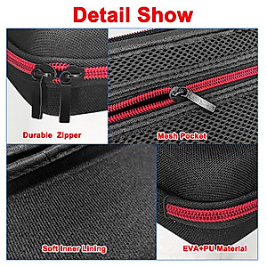 ZLiT EVA Shockproof Waterproof Storage Bag Carrying Case (Red)