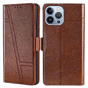 Fansipro Phone Cover Wallet Folio Case for LG V20, Premium PU Leather Slim Fit Cover for LG V20, 3 Card Slots, 1 Transparent Photo Frame Slot, Anti-Dirt, Brown