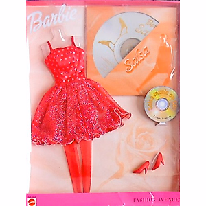 BARBIE FASHION AVENUE Fashions MOVIN' to MUSIC "SALSA" w Fashions & DVD (2000)