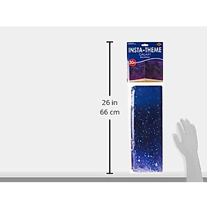 Galaxy Wall Backdrop Photo Booth Beistle Printed Plastic Cosmic Galaxy Backdrop Wall Décor Space Theme Photo Background Birthday Party Supplies