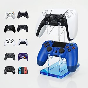 OAPRIRE Universal Dual Controller Holder for PS4 PS5 Xbox One Switch PC, Controller Stand Gaming Accessories
