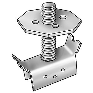 Grating Fasteners, SSGM 1/2 x3, Grating Clip, Mount, 1-2 Bar H, PK20