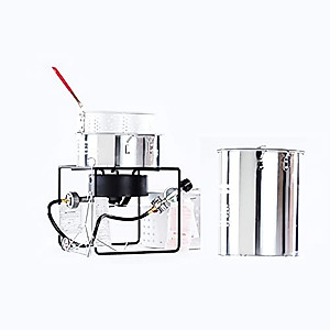King Kooker Propane Outdoor Fry Boil Package with 2 Pots, silver, one size (12RTFBF3)