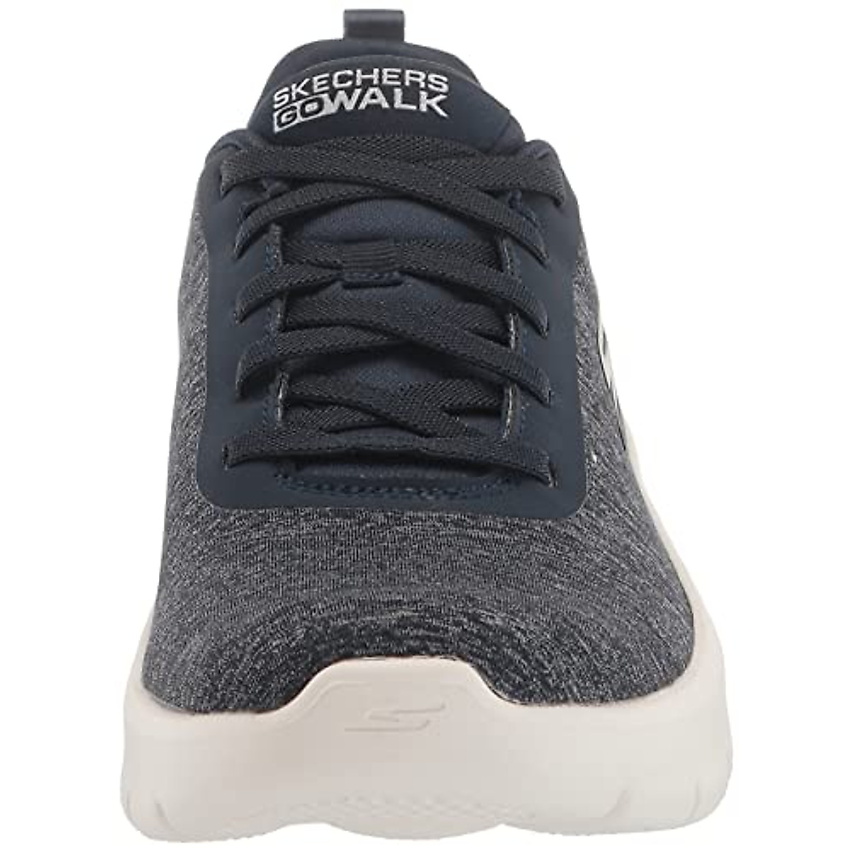Skechers Women's GO Walk Flex-Dazzling Smile Sneaker, Navy, 6