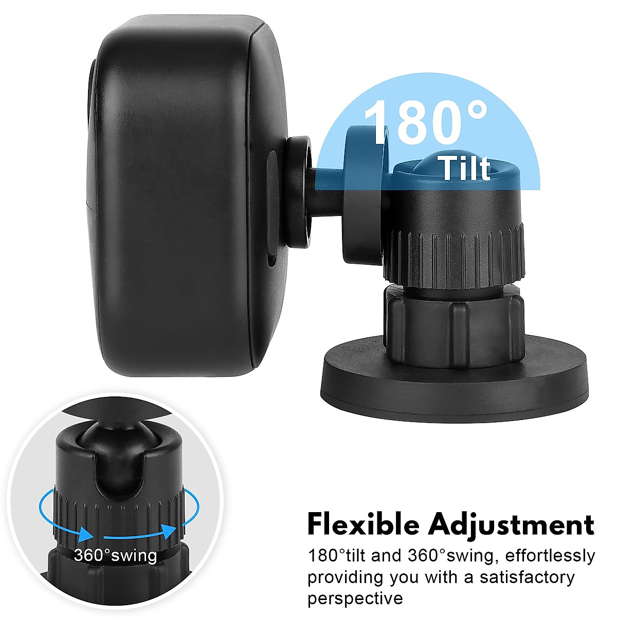 iTODOS 2 Pack Magnetic Wall Mount Bracket Compatible with Blink Outdoor 4 (4th Gen),Blink Outdoor (3rd Gen) XT3,Blink XT/XT2,Blink Mini,Securely Attached to Steel or Any Flat Surfaces Without Tools