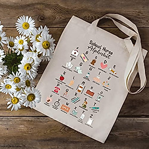 MBMSO School Nurse Tote Bag School Nurse Thank You Gift School Nurse Ice Pack Bag School Nurse Retirement Gift