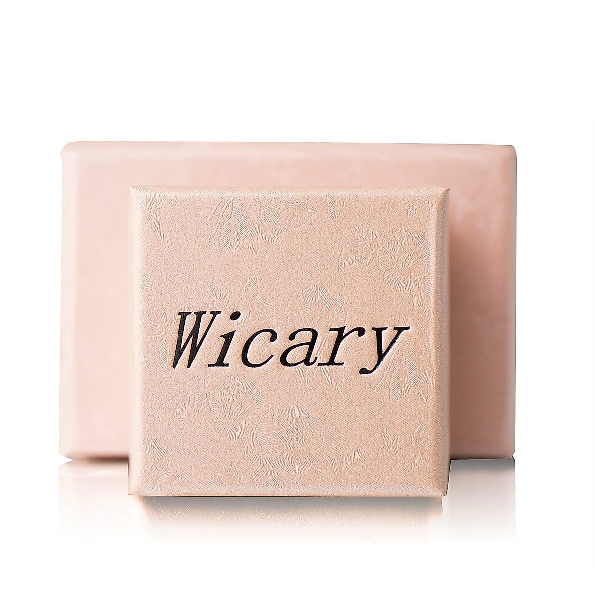 Wicary Cat Ear Earrings Sterling Silver Cultured Freshwater Pearl Stud Earrings