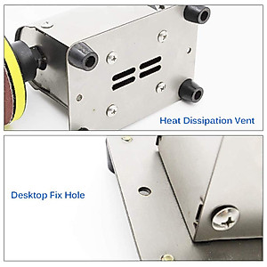 Jewelry Polishing Machine, Multifunction Jewelry Rock Grinder Bench Buffer Polisher Output Speed 4500-9000rpm