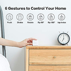 Aqara Cube, Requires AQARA HUB, Zigbee Connection, Magic Cube Controller, 6 Customizable Gestures to Control Your Smart Home Devices, 2 Year Battery Life, Works with IFTTT