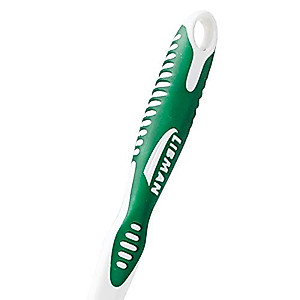 Libman Commercial 22 Round Bowl Brush, Polypropylene, 14" Total Length, Green and White (Pack of 6)