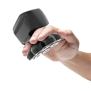 Mr.wintek 8D Head Shavers,Upgrade Head Shavers for Bald Men, Head Electric Razors with Nose Hair Trimmer, Waterproof Wet/Dry Mens Grooming Kit, Anti-Pinch, LED Display, USB Rechargeable (Black)