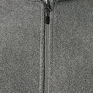 Amazon Essentials Men's Full-Zip Polar Fleece Vest (Available in Big & Tall), Charcoal Heather, Large