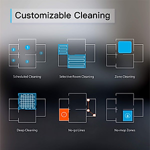 + 360 S7 Pro Robot Vacuum and Mop, LiDAR Mapping, 2650 Pa, No-Go Zones, Selective Room Cleaning, Self Charge and Resume, Compatible with Alexa and Google Assistant (Renewed)