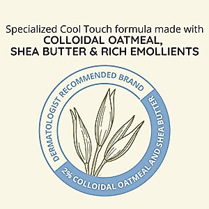 Aveeno Eczema Therapy Rescue Relief Treatment Gel Cream with Colloidal Oatmeal Skin Protectant, Instantly Soothes & Cools Itchy Dry Skin Flare-Ups, Steroid & Fragrance Free, 5.0 fl. oz