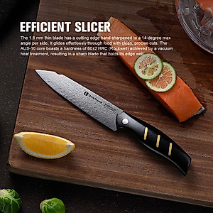 OREMAKE Sheepdog Chef's Knife - 5 Inch, Multipurpose Utility Knife for Cutting, Slicing, or Dicing