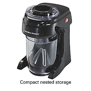 Hamilton Beach 3-in-1 Electric Vegetable Spiralizer & Slicer With 3 Cutting Cones for Veggie Spaghetti, Linguine, and Ribbons, 6-Cups, Black,70930