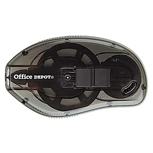 Office Depot® - Correction Fluid - Correction Tape Slide - 7.5" x 3.95" x 1" - White - PK of 2