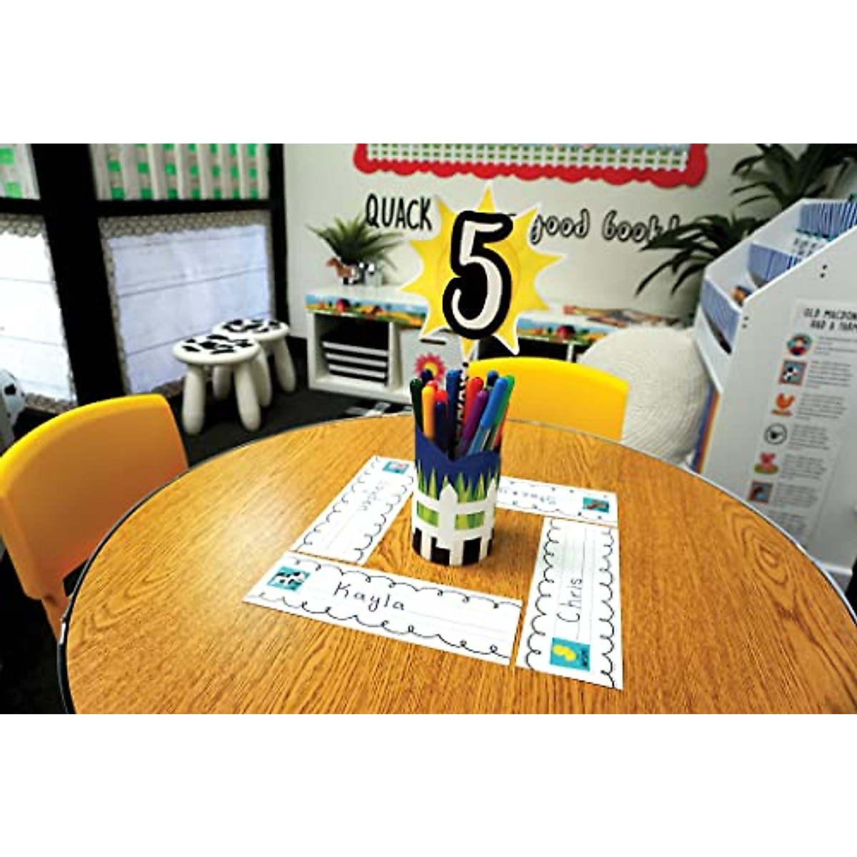 CTP Royal Blue Bold Stripes EZ Border for Classroom Bulletin Board Border for Classroom (Creative Teaching Press 10498)