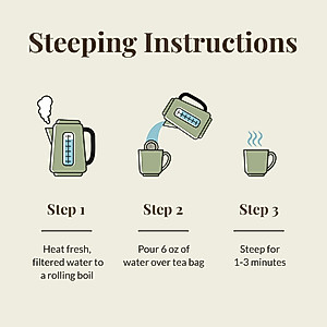 The Republic of Tea Brain Boost Supergreen Green Tea, Ginkgo Biloba, and Matcha Tea Blend (36 Tea Bags)