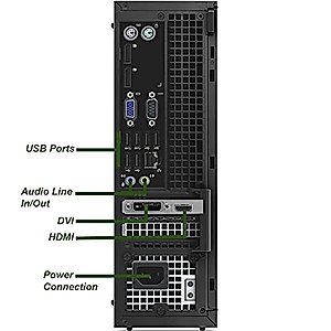 Dell OptiPlex 7020 SFF Computer Desktop PC, Intel Core i7 3.4GHz Processor, 16GB Ram, 512GB SSD Drive, WiFi & Bluetooth, HDMI, NVIDIA GT 1030 2GB DDR5, Keyboard and Mouse, Windows 10 (Renewed)