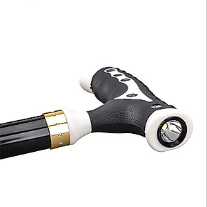 Crutches for Adults Underarm Durable Walking Stick Chair, Cane Seat Massage Walking Stick with Seat Portable Rest Stool for Elder Great for Travel or Work