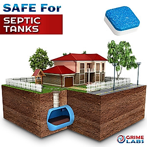 GRIME LABS Dishwasher Cleaner Deodorizer Descaler Tablets, 24 pack Heavy Duty Deep Clean and Natural Limescale Remover, Dish Washer Cleaner Machine Pods, 12 Months Supply