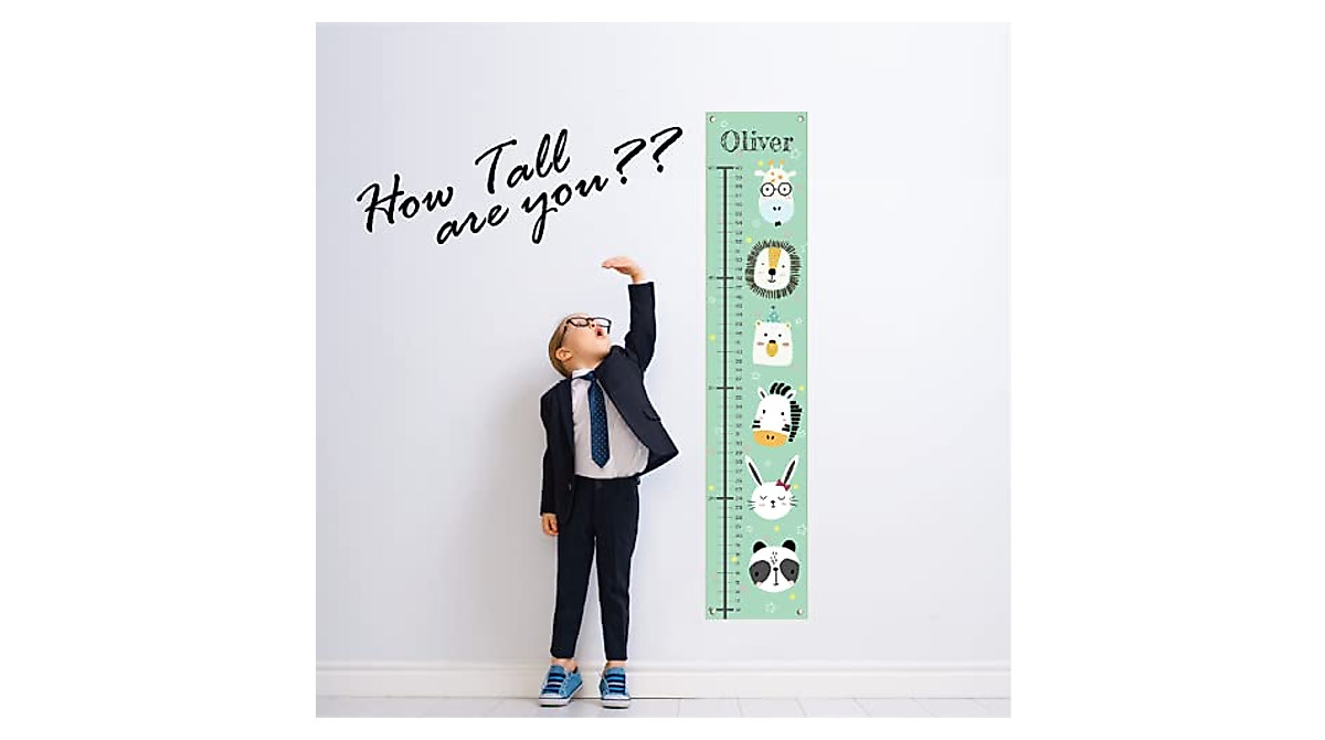 Personalized Kids Growth Chart - Custom Height Chart