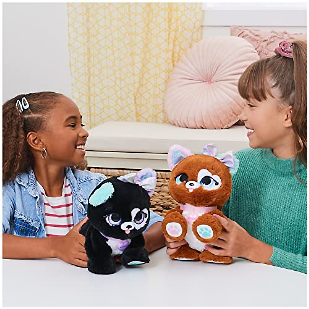 Present Pets, Glitter Puppy Interactive Surprise Plush Toy Pet with Over 100 Sounds & Actions (Style May Vary), Girls Gifts, Kids Toys for Girls