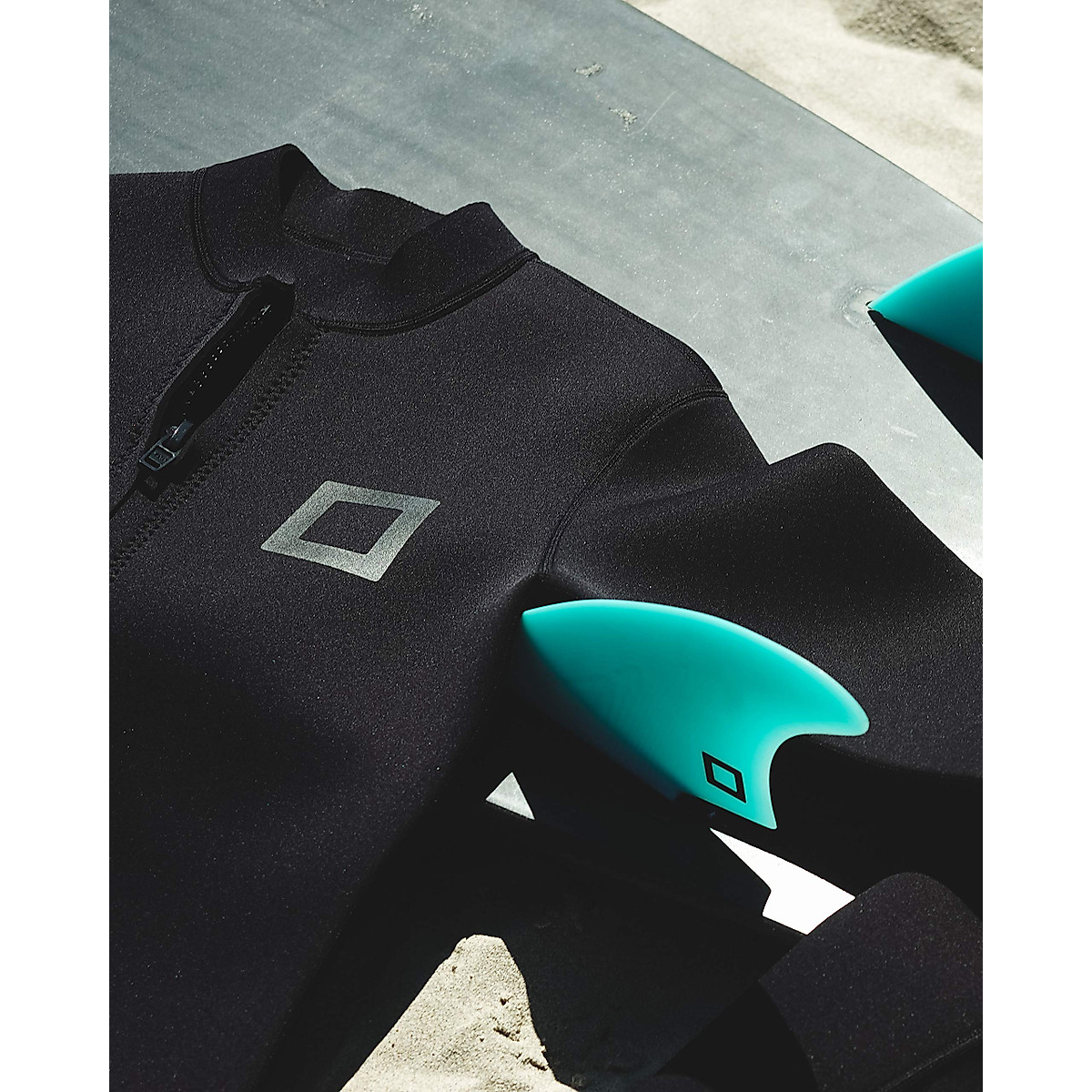 Surf Squared Mens Wetsuit Top Jacket 2mm or 3mm - Neoprene Long Sleeve for Warmth & Comfort- Surfing, Snorkeling, All Watersports - w/Extended Back Flap - 2X-Large - 3 MM