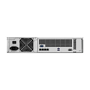 Synology RackStation RS2418+ NAS Server Bundle with Rail Kit, Intel Atom C3538 Quad-Core, 32GB DDR4, 12TB SSD, Synology DSM Software