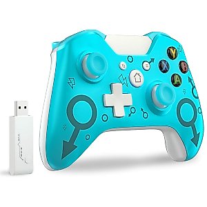 usergaing 2.4GHZ Xbox Wireless Controller Compatible with Xbox One Controller,Xbox Series X/S,Xbox One,Xbox One S,One X,Window PC(11,10,8)-Blue