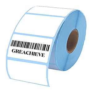 2 x 1 Direct Thermal Laverls, Thermal Name Label Stickers, Thermal Label Stickers, Barcode Label Thermal-1 Roll,1000 Labels