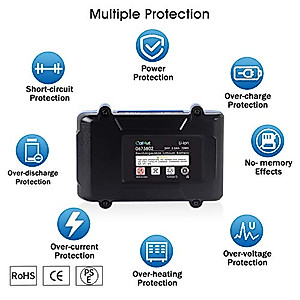【Upgrade】 2Pack 24V 3.0Ah High Capacity Replace Battery for Kobalt 24V Battery Max KB624-03 KB524-03 KB424-03 KB224-03 Lithium Ion Cordless Tools Battery[Can't FIT Snow Joe &Sun Joe &Chain Saw]