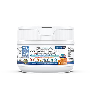 KAPPA NUTRITION Collagen Complex - Type I, II, III, V, X, Grass Fed, Non-GMO, 30 Servings