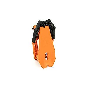 Dango Design Gripper Mount - Universal Clamp Mount for Action Cameras, Use as a Mount on Motorcycle, Powersports Helmets & More - Action Orange
