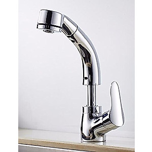 SJQKA Faucet The utility model relates to a retractable kitchen faucet, a hot and cold dish basin, a water tank telescopic faucet, a rotatable lifting and stretching faucet