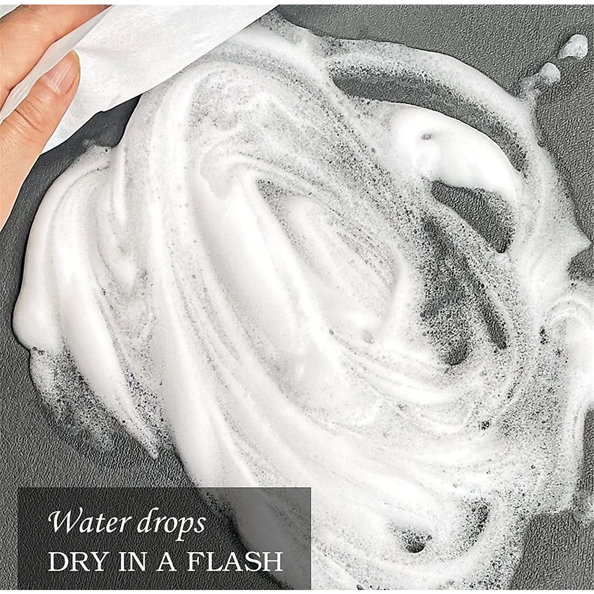 Buzzled - Under Sink Mat - 20" x 24" - Undersink Mats for Bottom of Kitchen Sink - Cabinet Mat - Under Sink Mats for Kitchen - Bathroom Sink Mat - Sink Liner Under The Sink Mat- Rubber Diatom Mud Mat