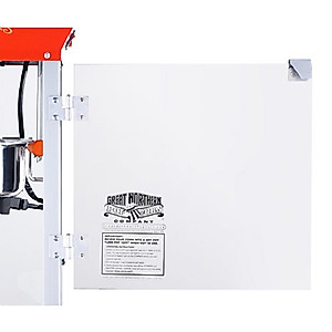 6100 Great Northern Popcorn Red Countertop Foundation Popcorn Popper Machine, 8 Ounce