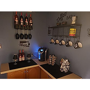 Max2co 23.6'' by 15.7''Flexible Silicone Placemat Non Slip Waterproof Heat Resistant Dinner Table Black 1 PCS